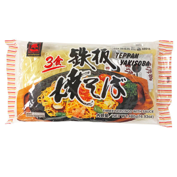 Miyakoichi Teppan Yakisoba (sauce Tsuki) 3er 480g | Buy in Germany ...